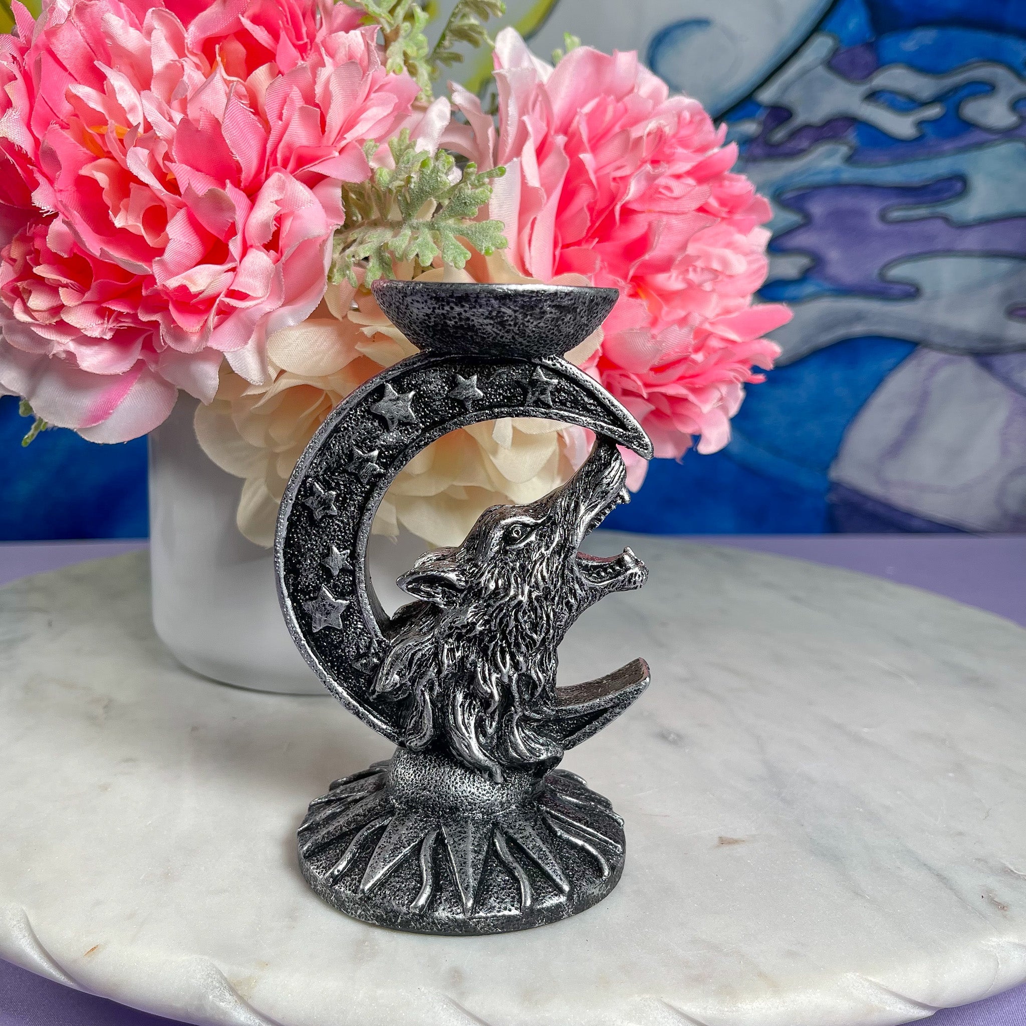 Wolf Sphere Stand – Crystal Concepts